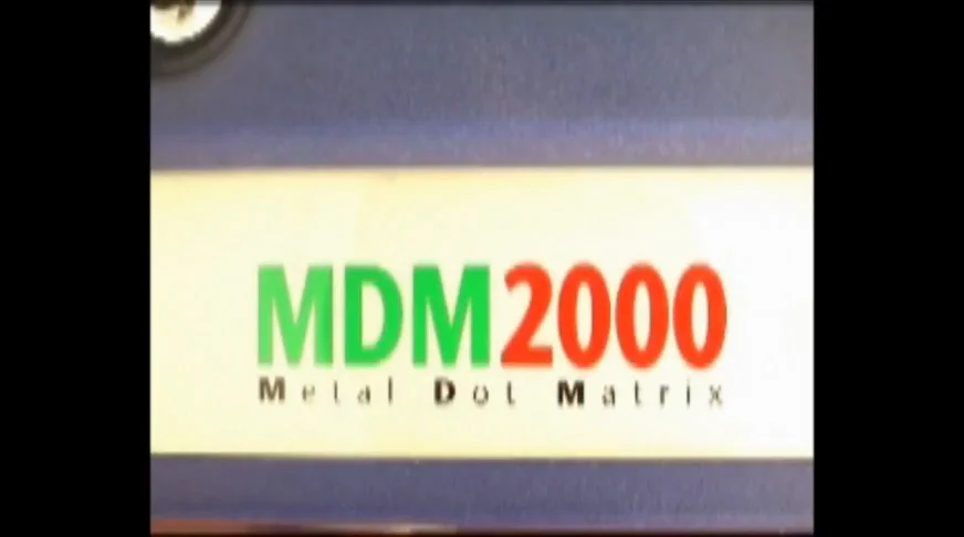 CIM MDM2000 Metal Dot Matrix Plate Embosser - IdentiSys Video on Vimeo