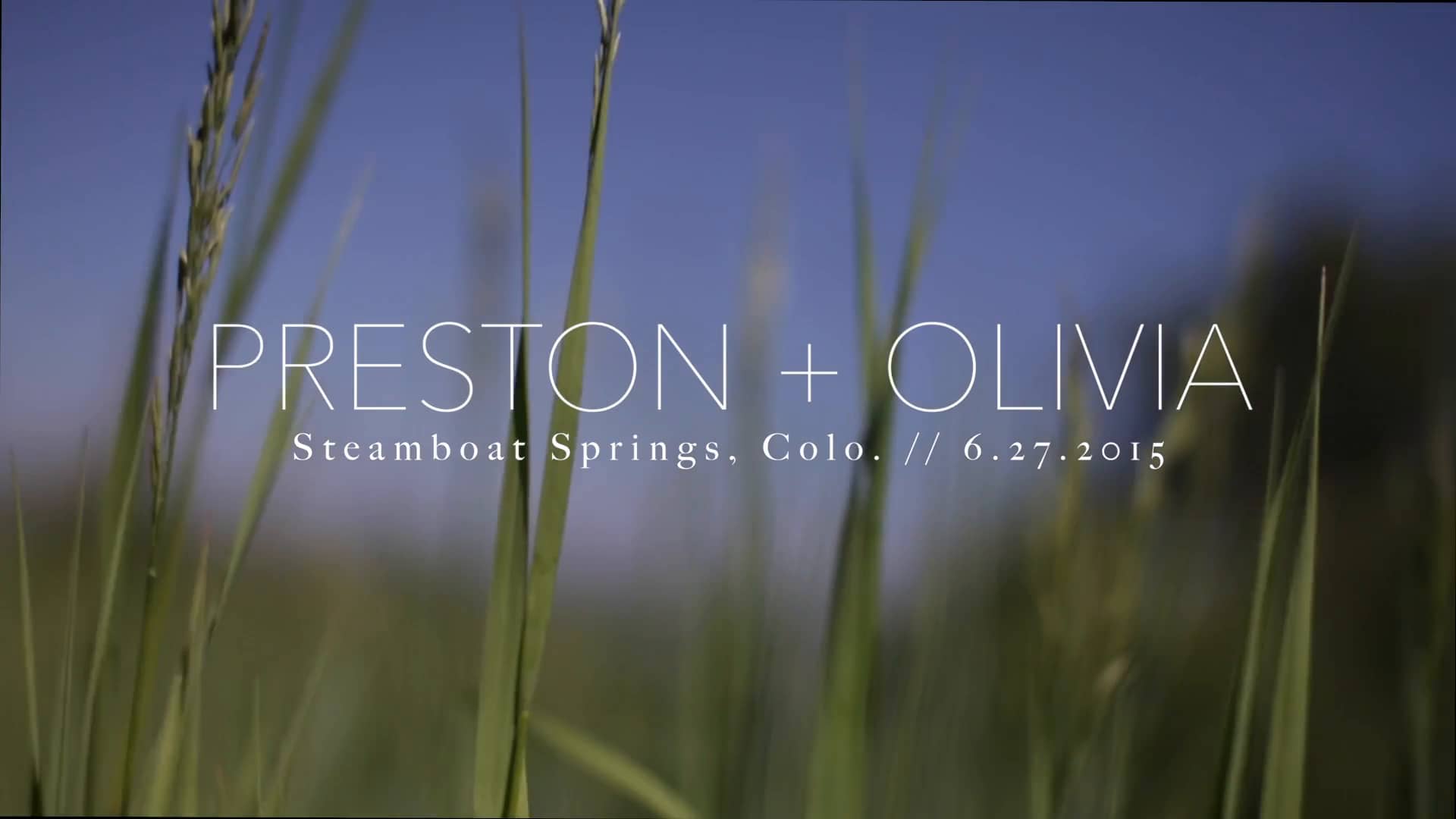 Preston Olivia Trailer on Vimeo