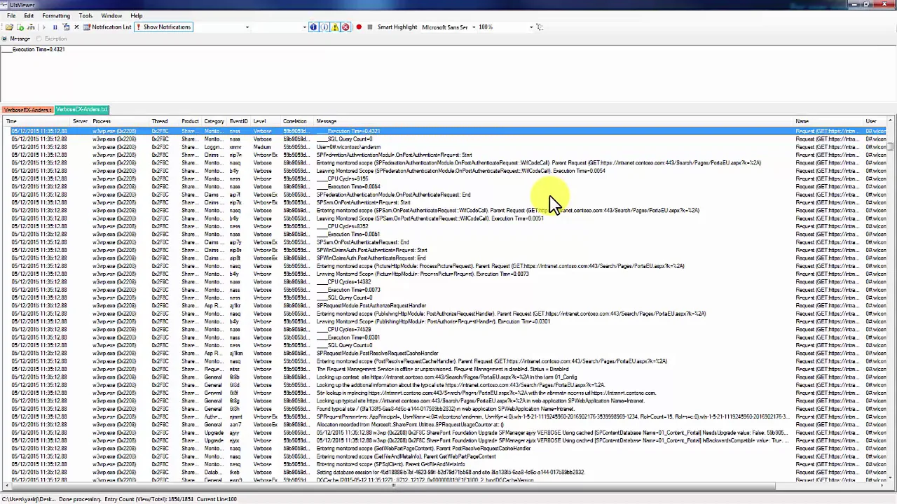 Introduction to ULS Viewer - SharePoint 2013