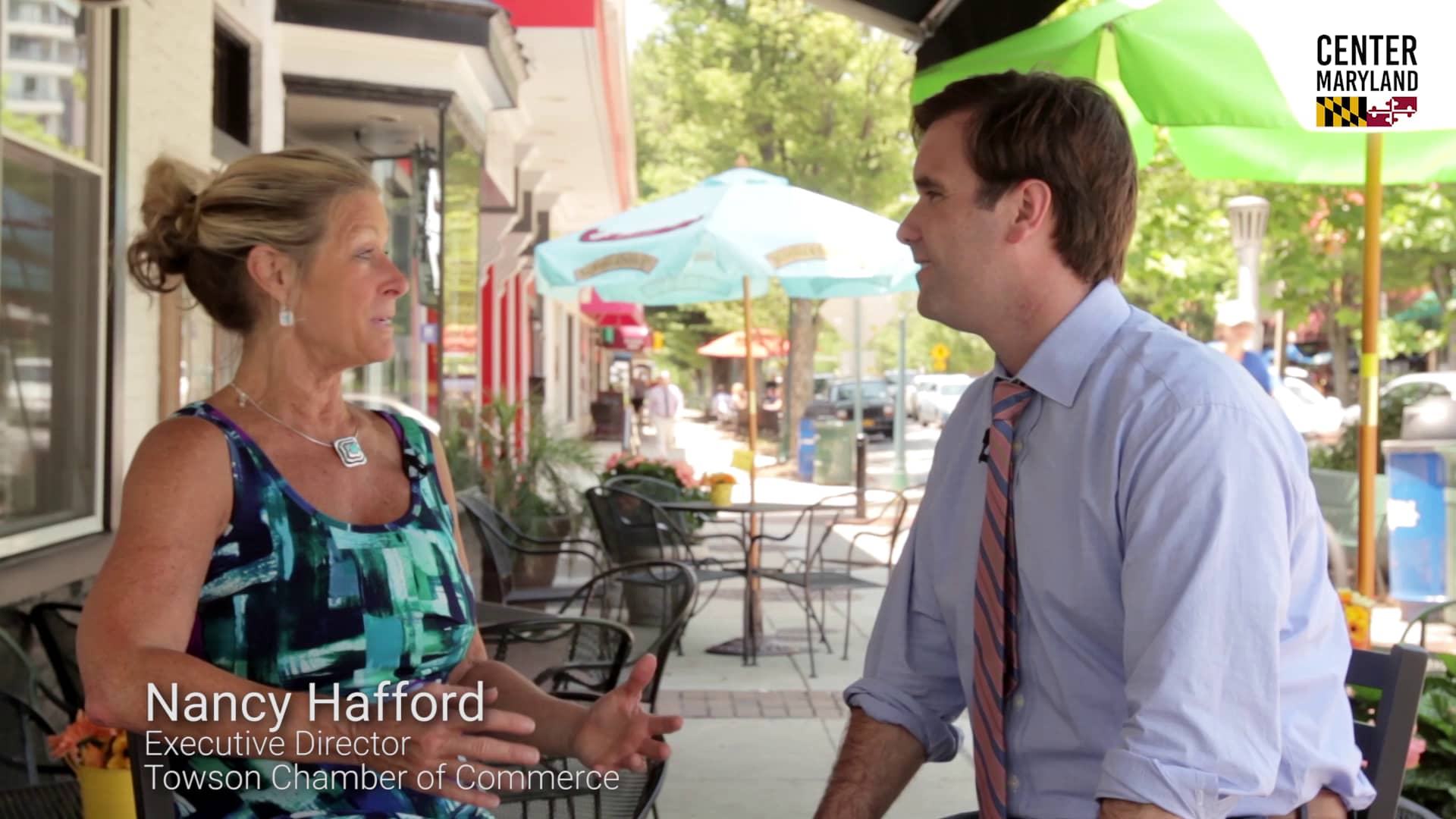Center Maryland Exclusive: Nancy Hafford of the Towson Chamber of ...