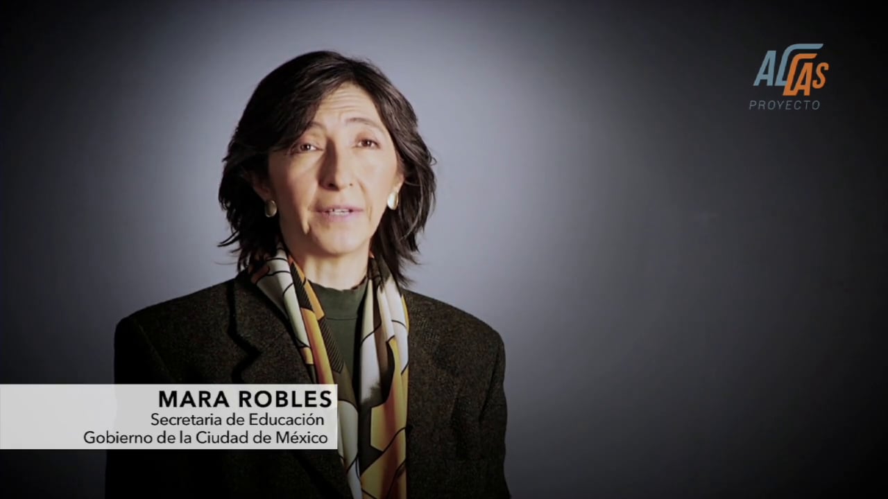 MARA ROBLES. Secretaria de Educación del Gobierno de la Ciudad de ...