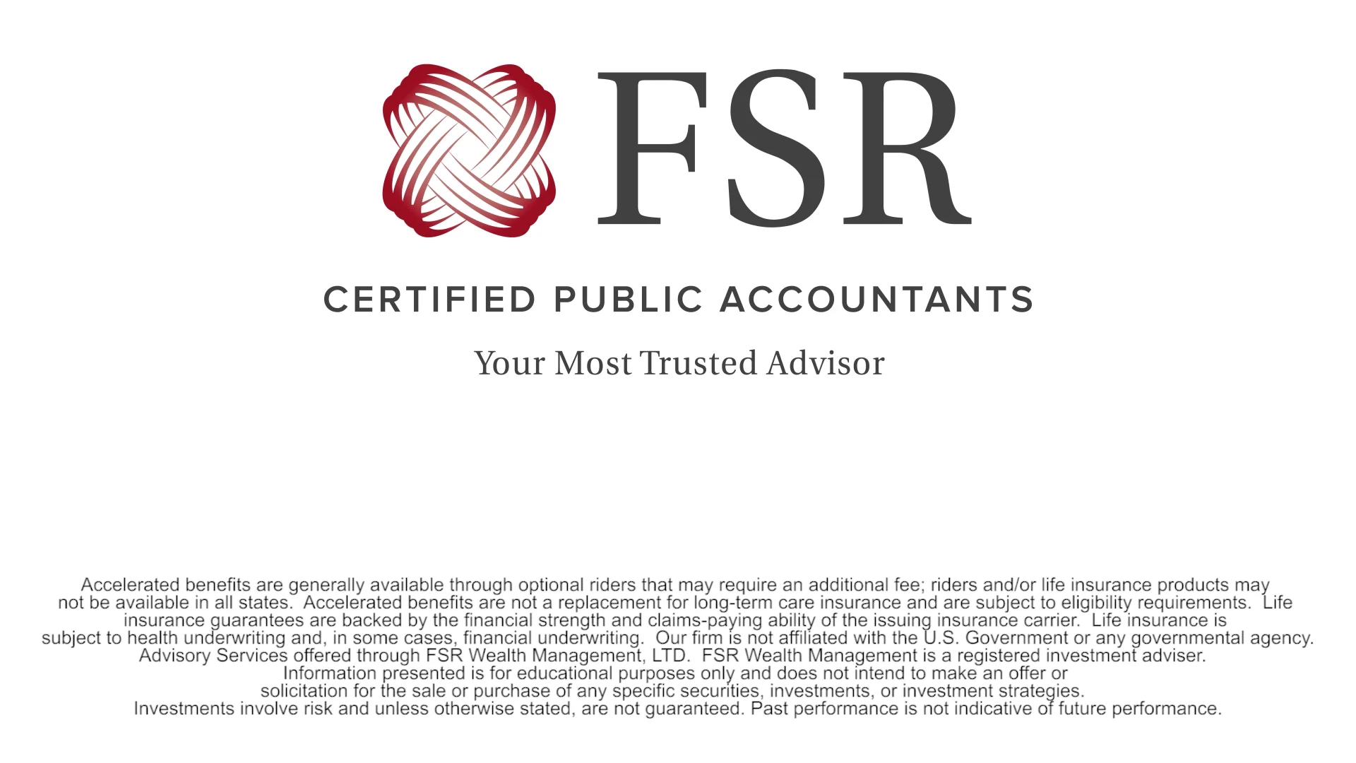 FSR - FSR - Life Protecting Retirement on Vimeo