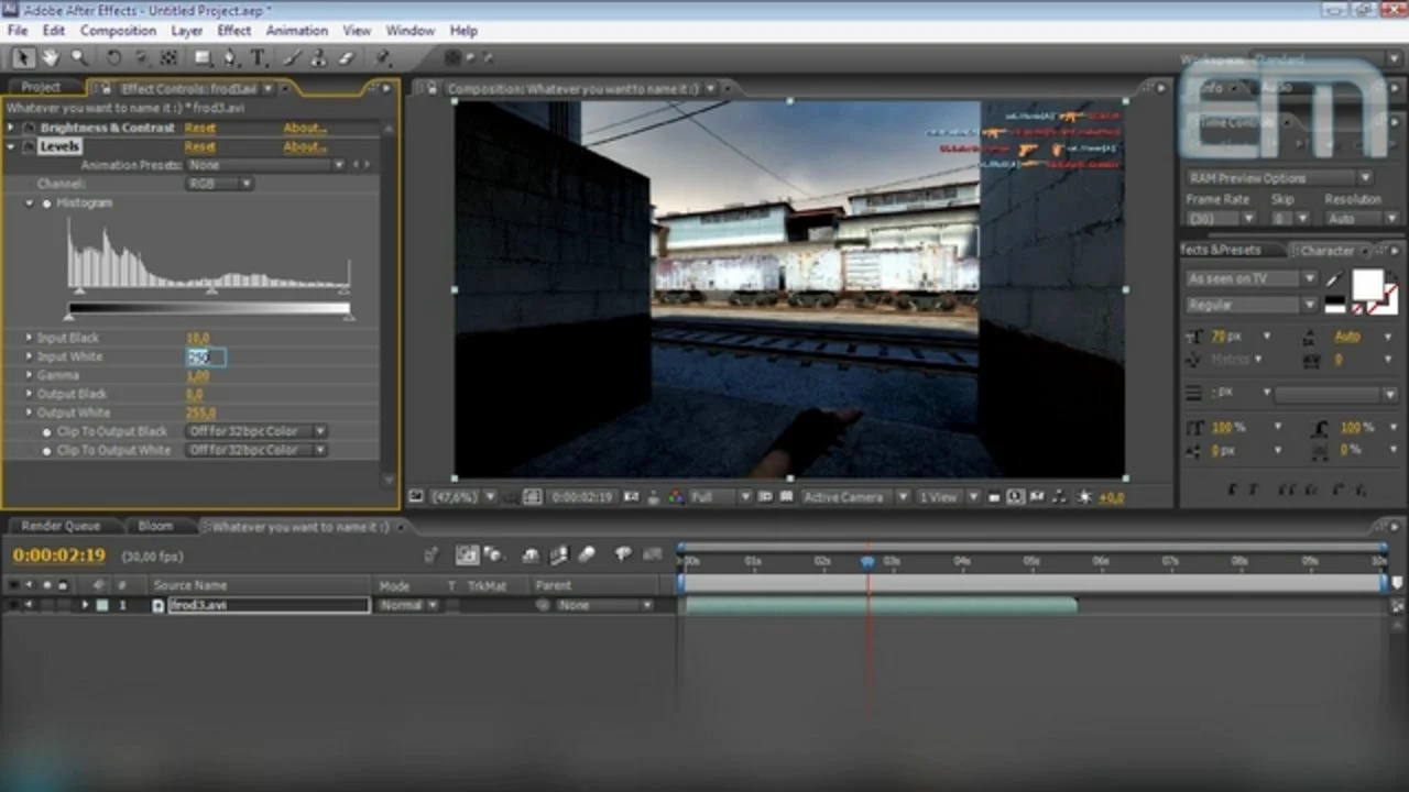 Bloom Effect in Adobe After Effects