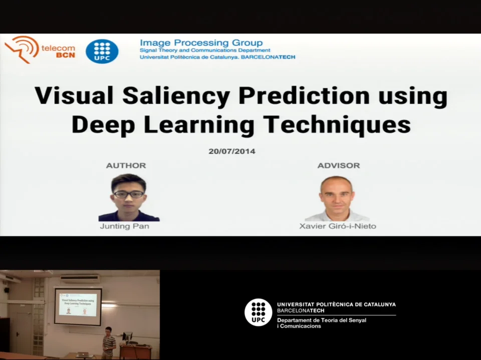 2015 - TFG - Junting Pan - Visual Saliency Prediction Using Deep Learning Techniques on Vimeo