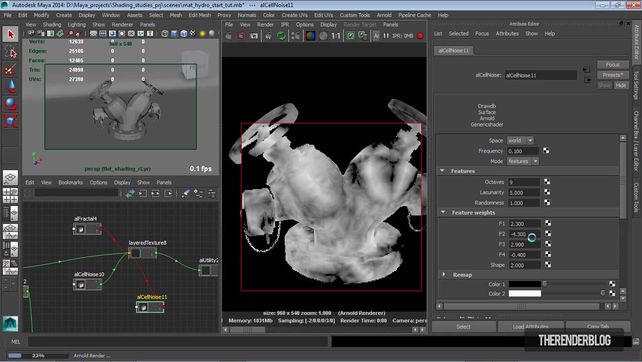 Procedural shading in Arnold Render on Vimeo