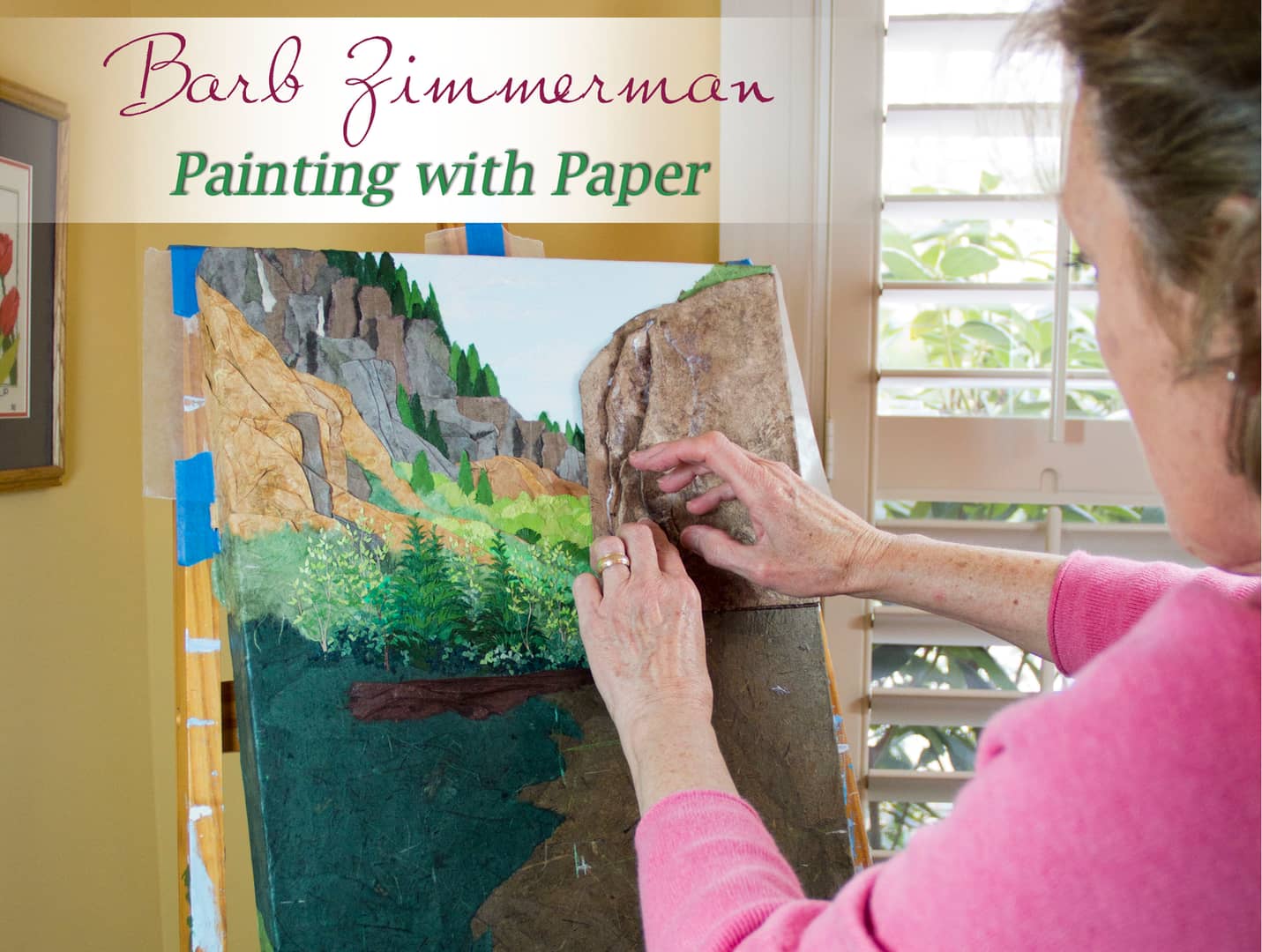 Painting with Paper- Landscapes by Barb Zimmerman on Vimeo
