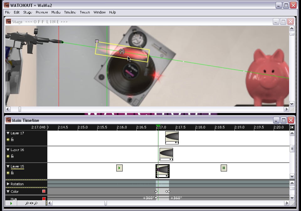Using Additive Blend Mode 1 on Vimeo