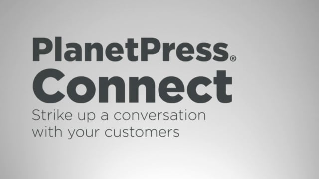 PlanetPress Connect on Vimeo
