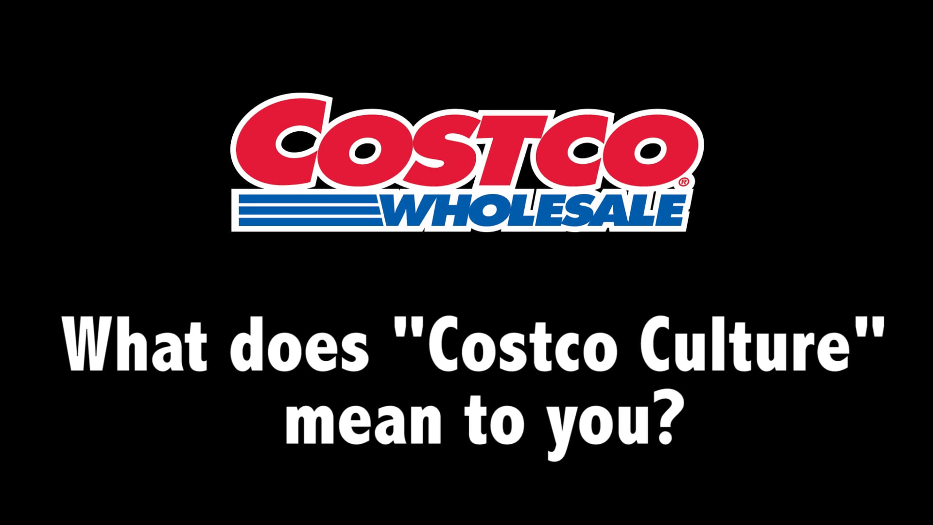 What is Costco culture? on Vimeo