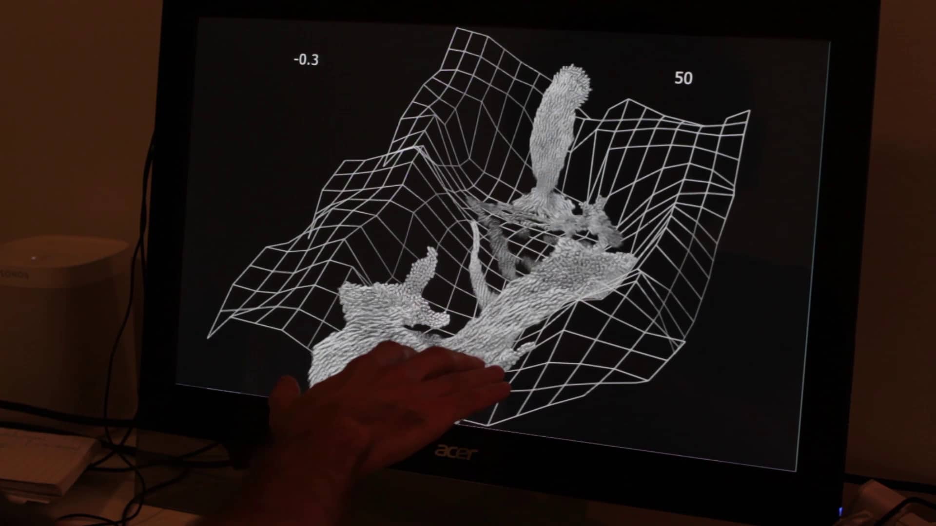 Interactive liquid cubes on Vimeo