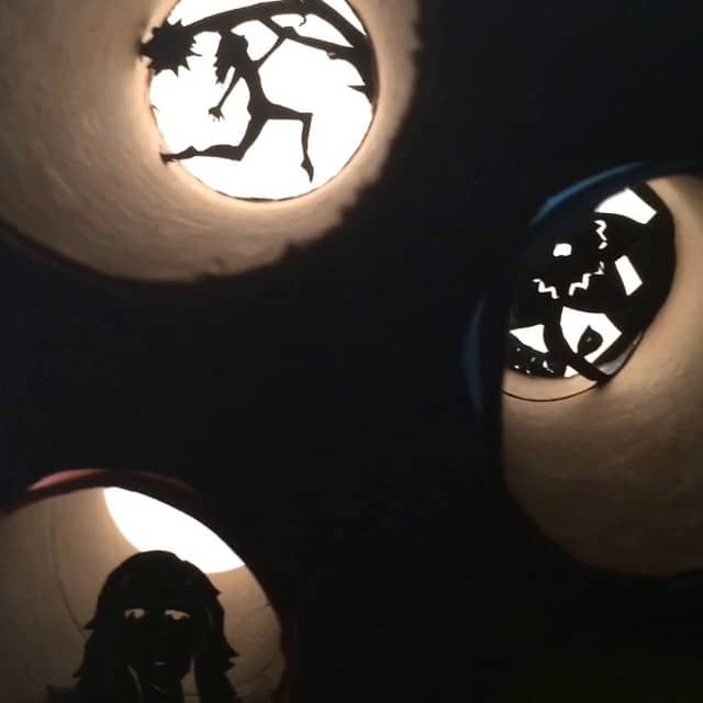 Shadow puppetry toilet paper rolls: Hades and Persephone Myth By ...