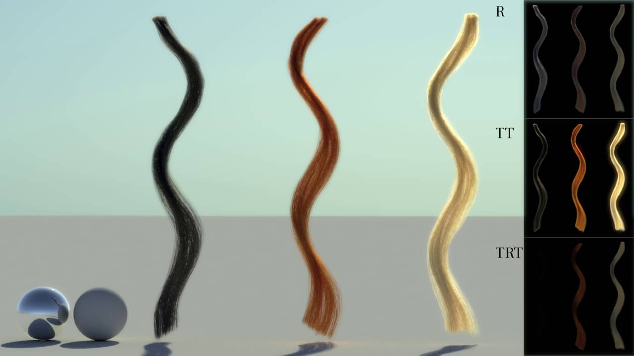3Delight for 3ds Max Hair Material on Vimeo