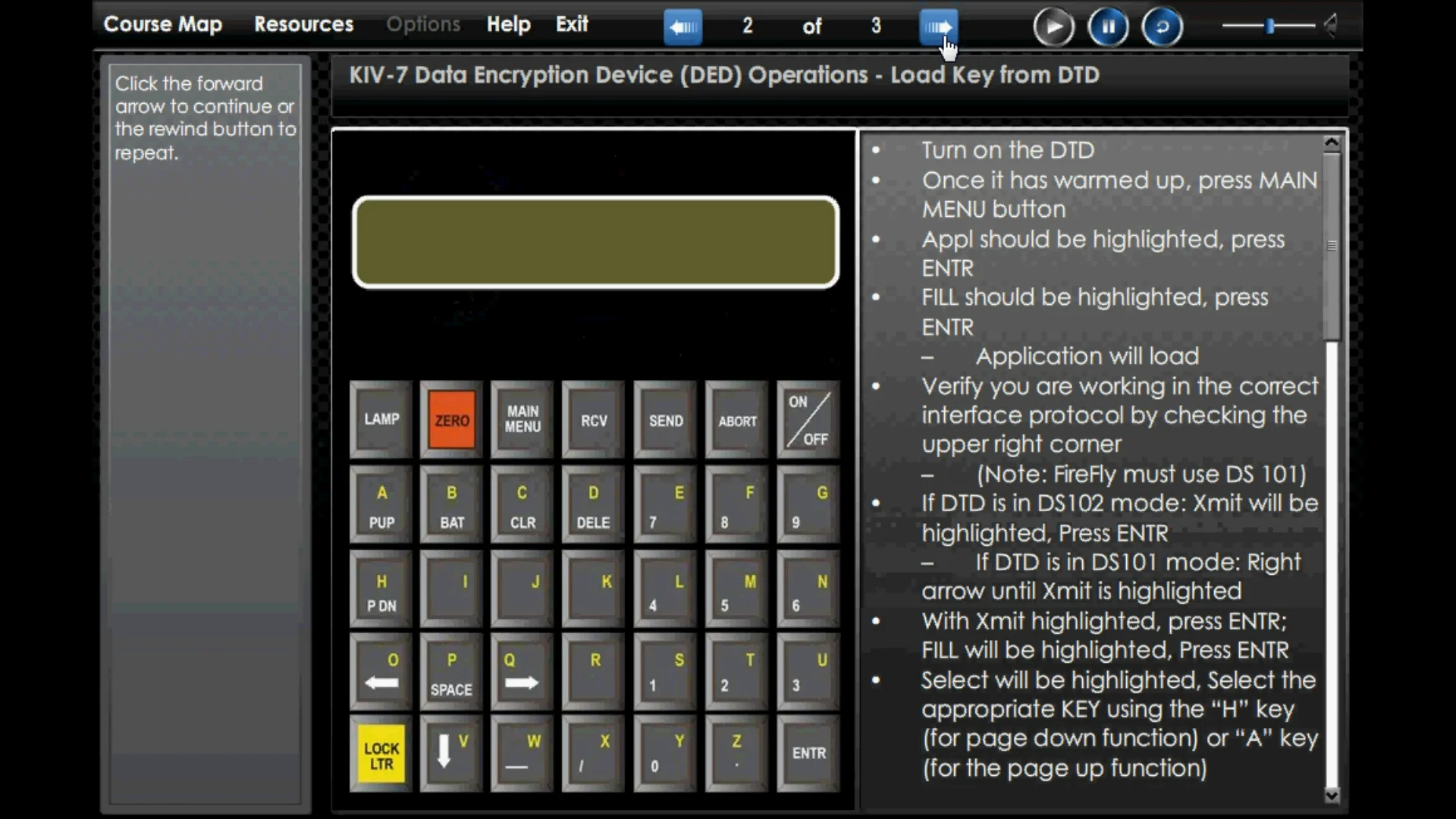 KIV 7-M Encryption Device Training