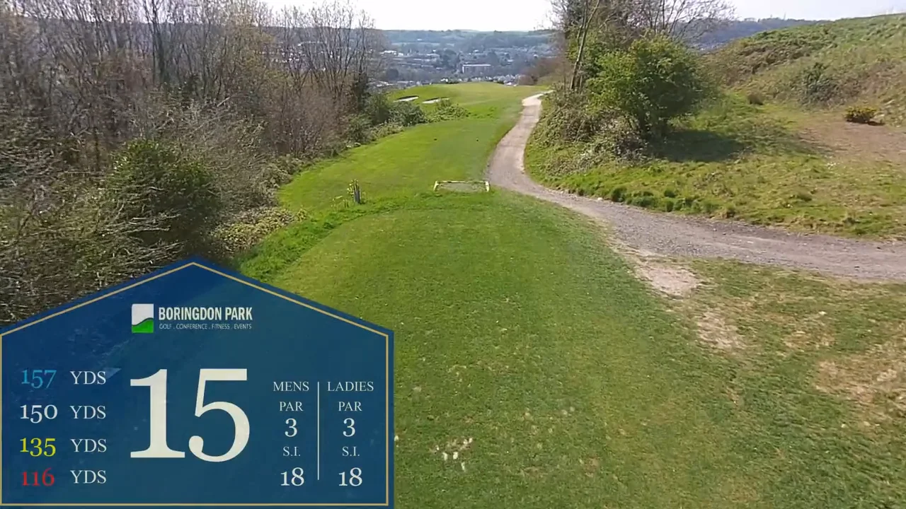 Boringdon Park Golf Course 18 Hole Flyover - Boringdon Park Golf Course Hole 15 on Vimeo