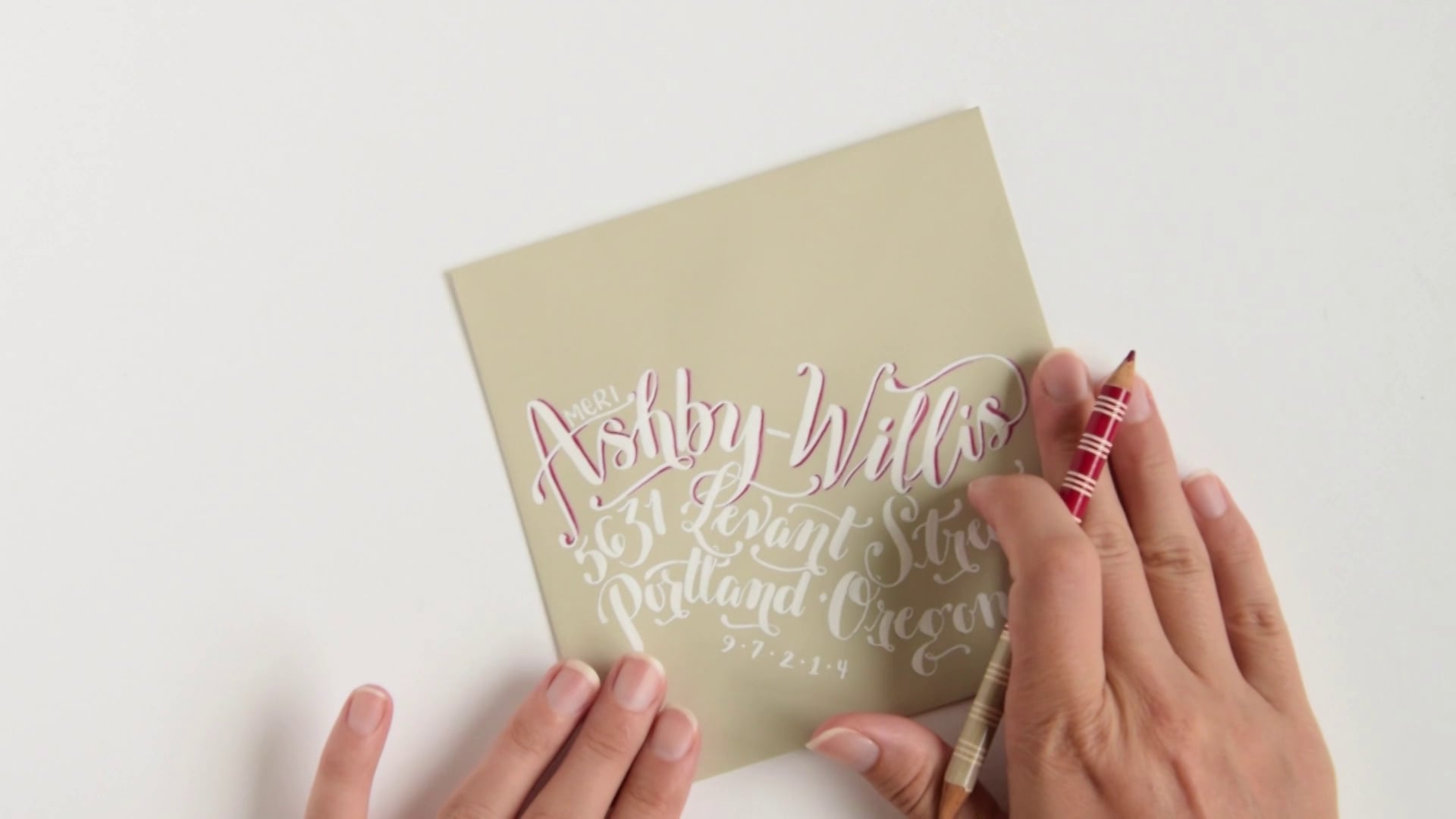 How to Shade Breezy Letters with a Colored Pencil on Vimeo