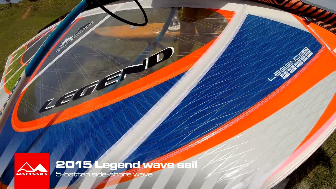 2015 Legend - MauiSails 5-batten side-shore wave sail on Vimeo