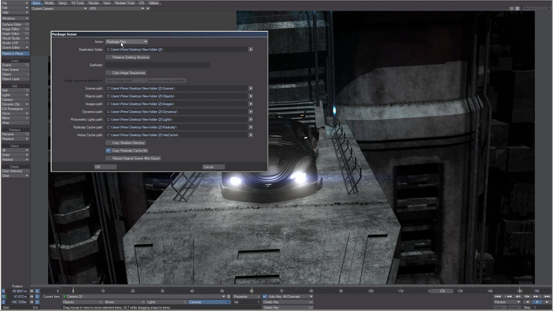 Quick Start Video: Using the Package Scene Tool