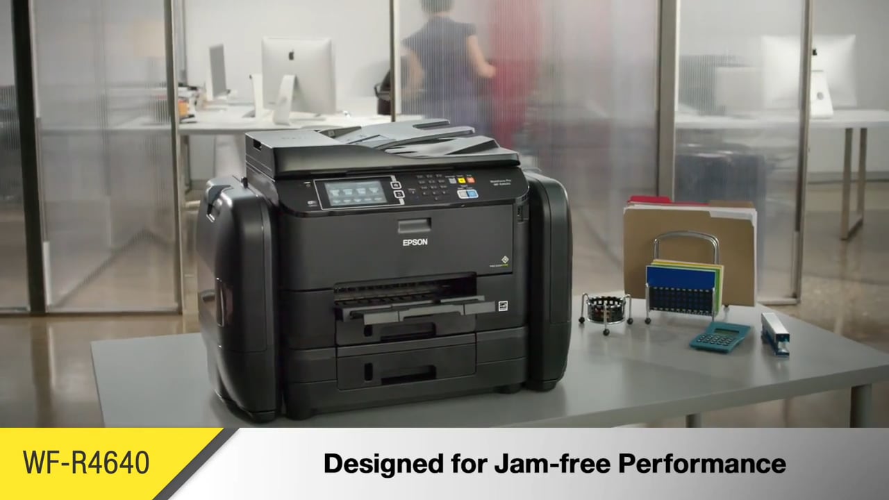 Epson WorkForce Pro WF-R4640 EcoTank All-in-One Printer Overview on Vimeo