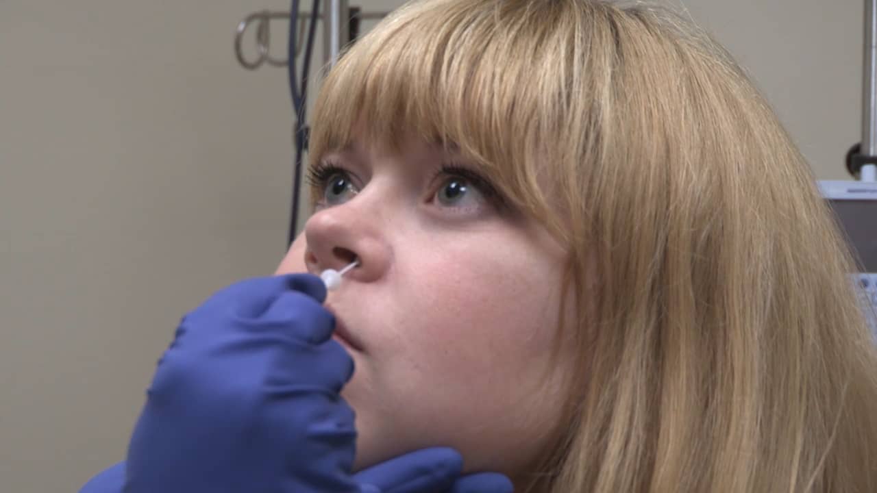 Nasal Swab Procedure Using Mid-Turbinate Swab of Specimen Collection ...