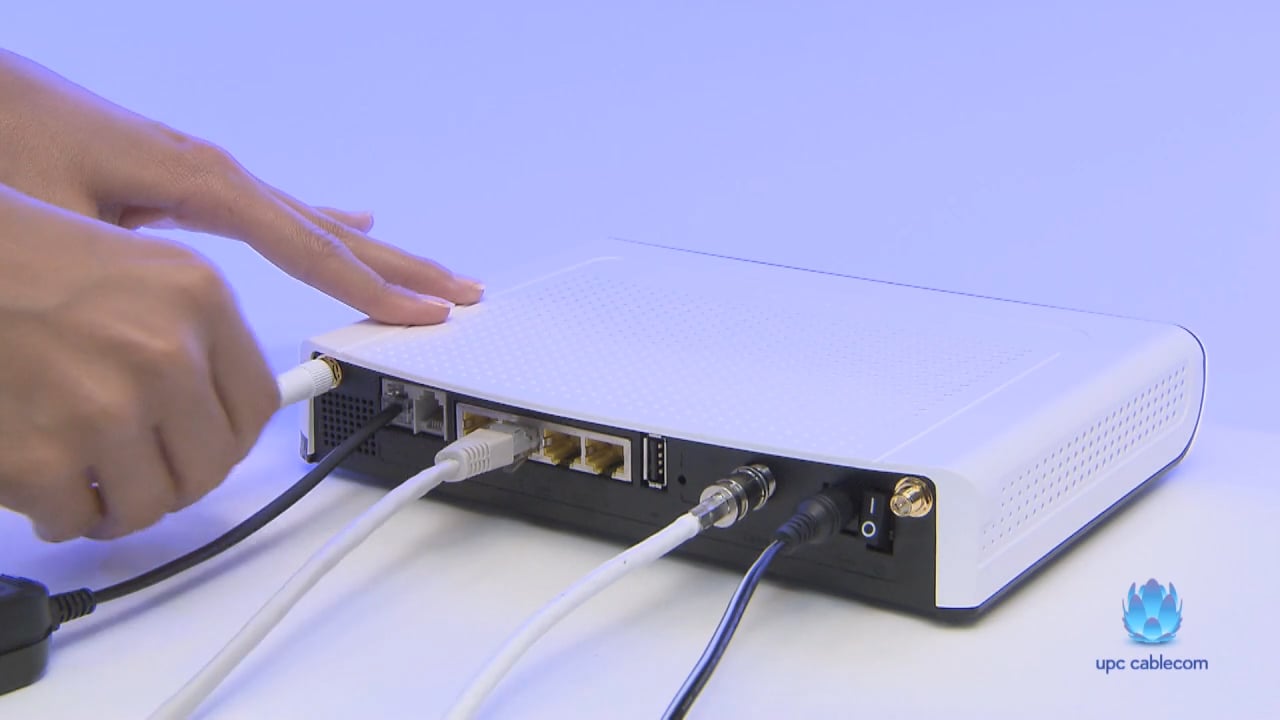 Installation of a upc cablecom wireless modem on Vimeo