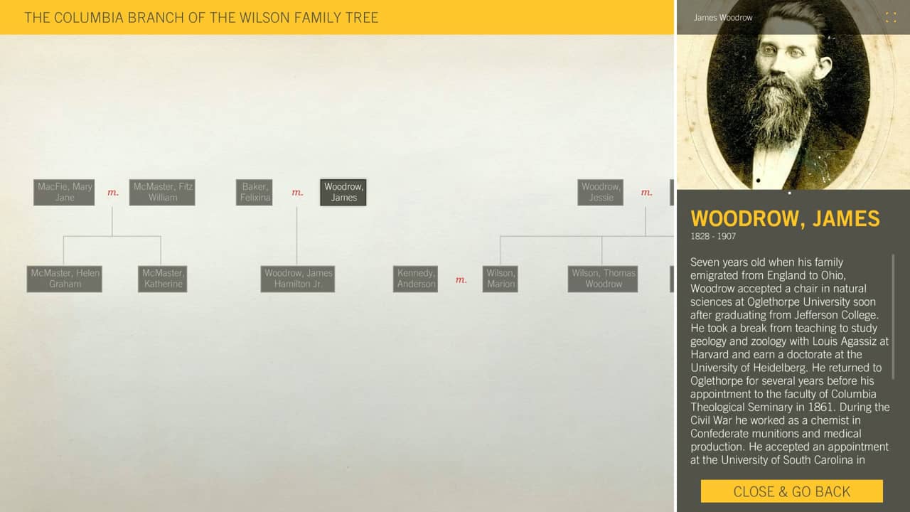 Woodrow Wilson Family Tree on Vimeo