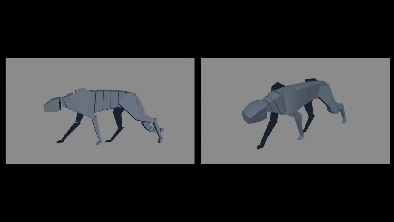 Quadruped Walk cycle quick study on Vimeo