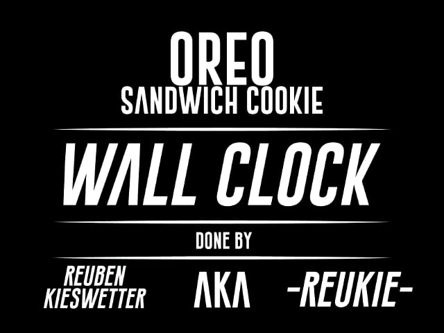 OREO WALL CLOCK on Vimeo