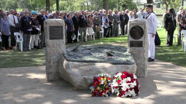 Unveiling & Dedication of the Captain Hec. Waller Memorial on Vimeo