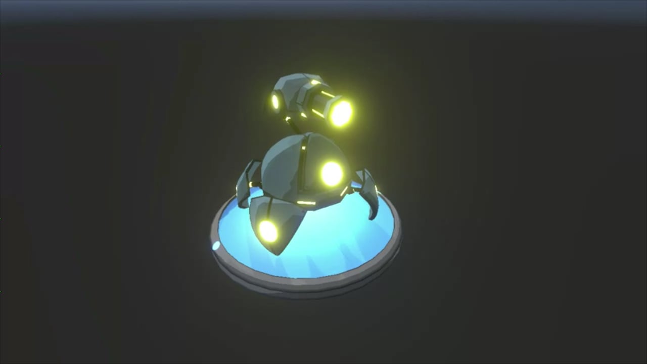 Low Poly Walking Turret (Sound Design by Max Bailey) on Vimeo