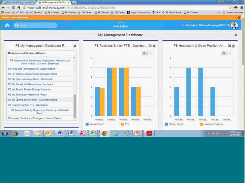 Workday Leave Balance Reporting Demo on Vimeo