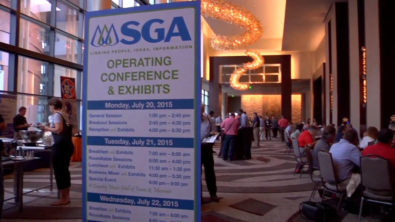 SGA 2015 Operating Conference & Exhibits Highlight www.sgaopcon.org on ...