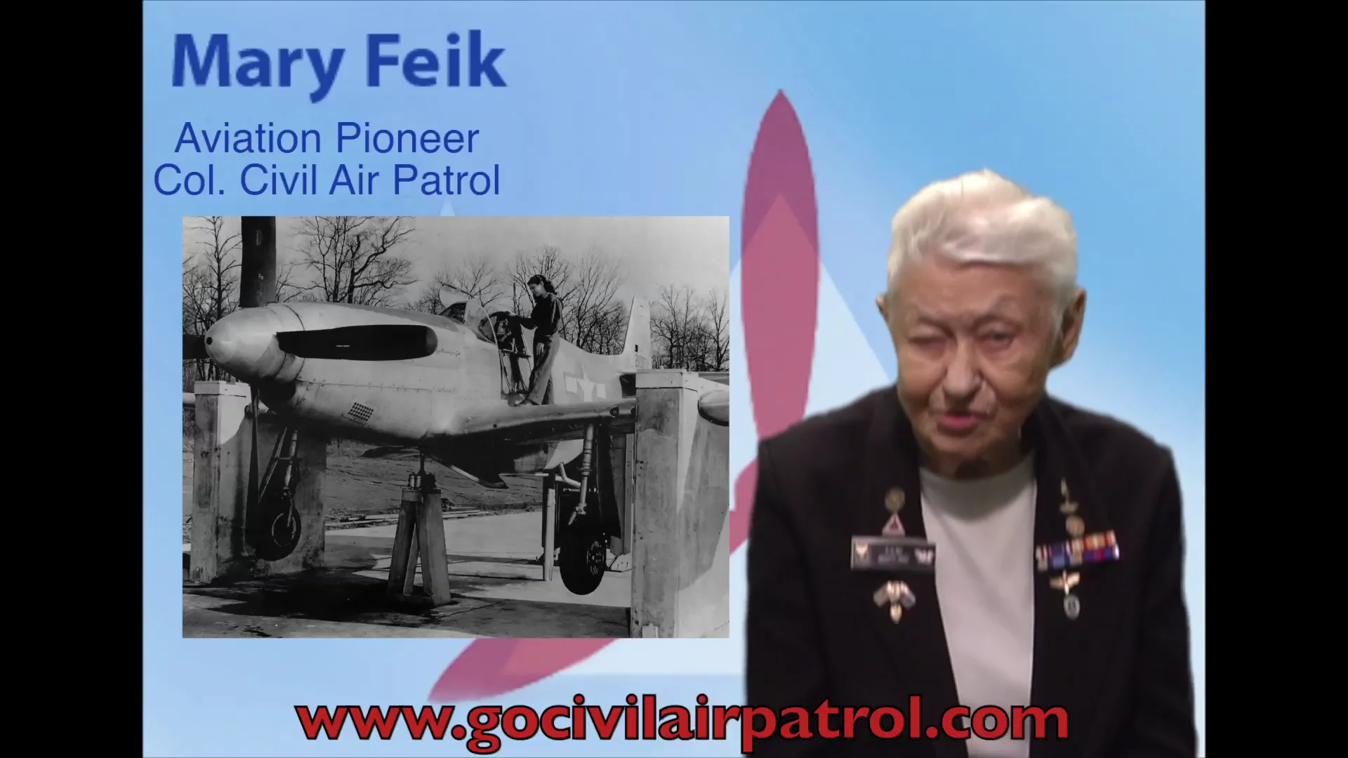 Civil Air Patrol - PSA - Mrs. Mary Feik on Vimeo