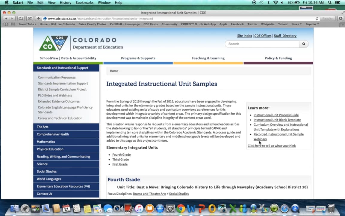 Integrated arts sample units overview on Vimeo