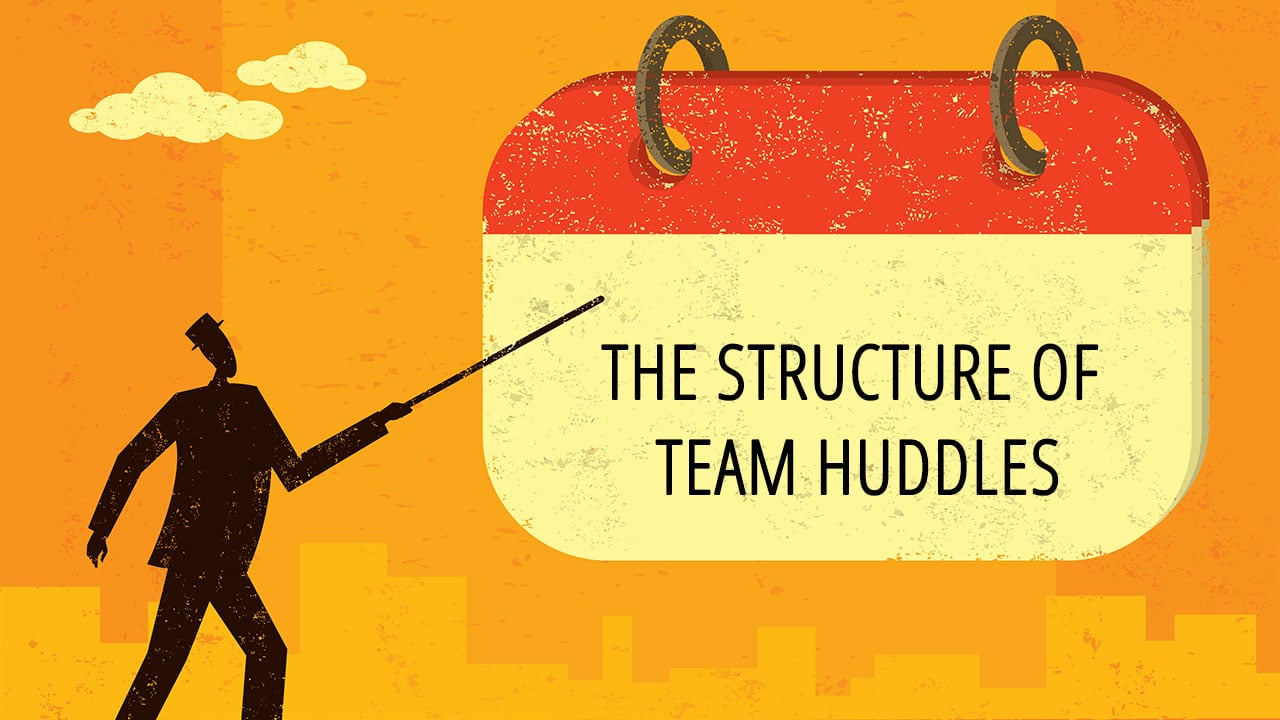 Video 3 - The Structure of a Team Huddle on Vimeo