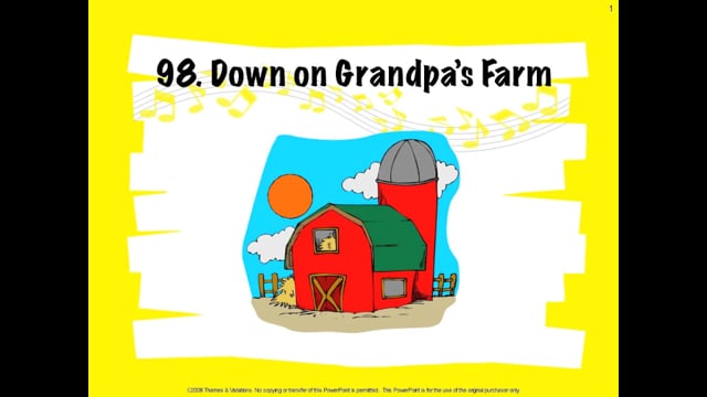 Down on Grandpa’s Farm | MusicplayOnline