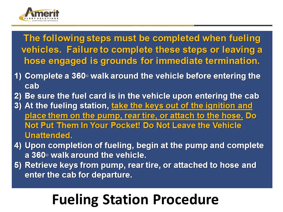 Proper Fueling Procedure on Vimeo