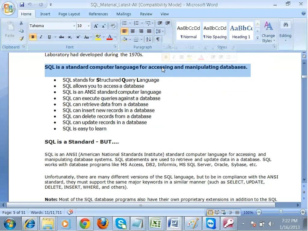 SQL Sessions-SQL Introduction on Vimeo