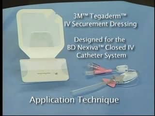 BD Nexiva peripheral IV dressing on Vimeo