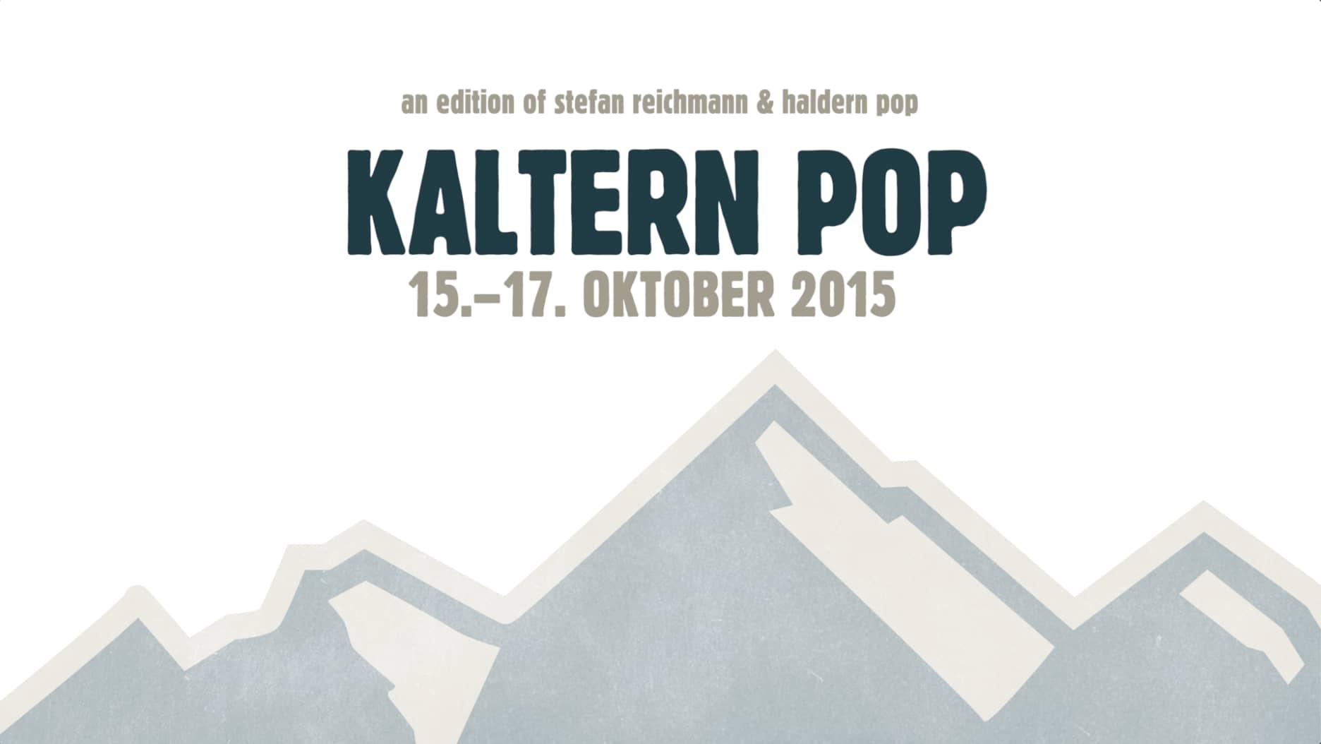 01. Kaltern Pop Festival 2015 - Trailer on Vimeo