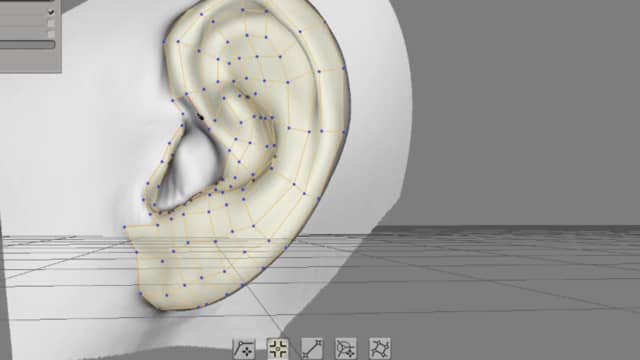FESRetopo tool - ear retopology sample x4Timelaps on Vimeo