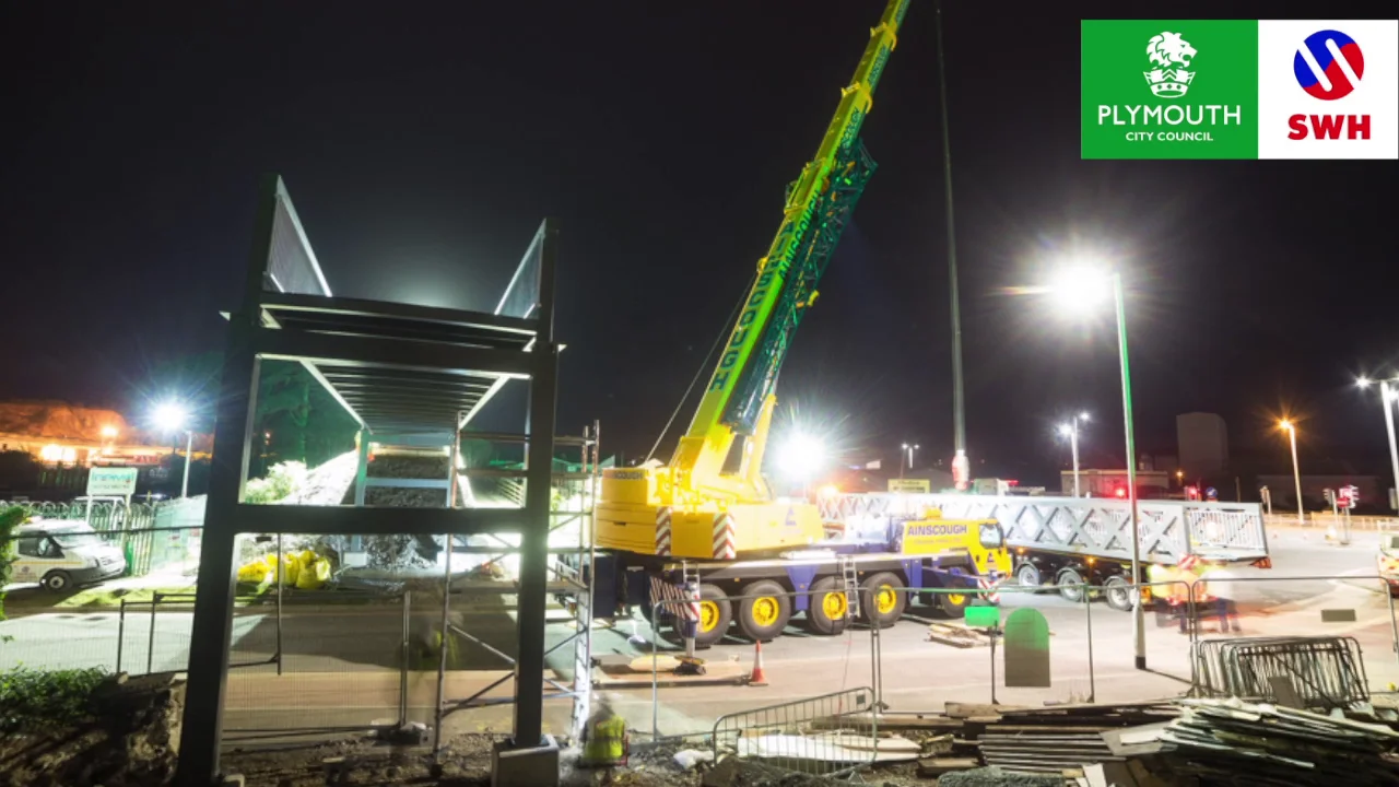 Laira Bridge construction, time-lapse, The Ride on Vimeo