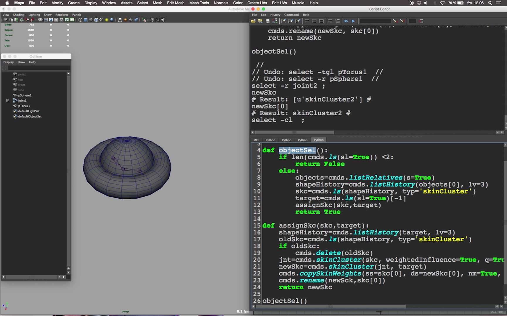 copy skinweights tool - Maya Python tutorial on Vimeo