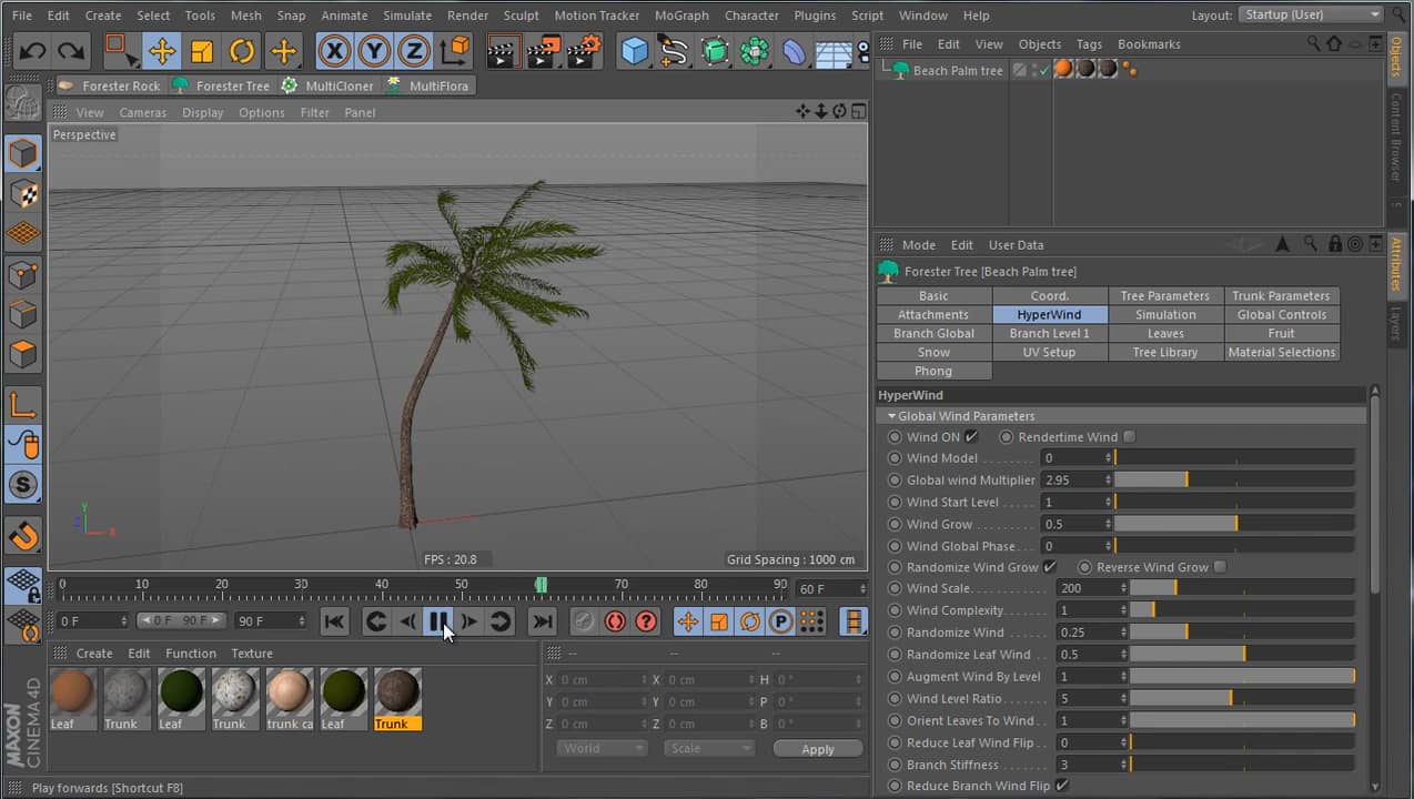 Forester for Cinema 4D: HyperWind 1 on Vimeo