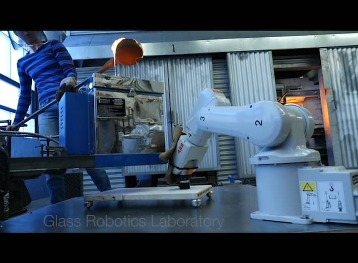 Robotic Glass Printing 2.0: Glass Robotics Lab on Vimeo