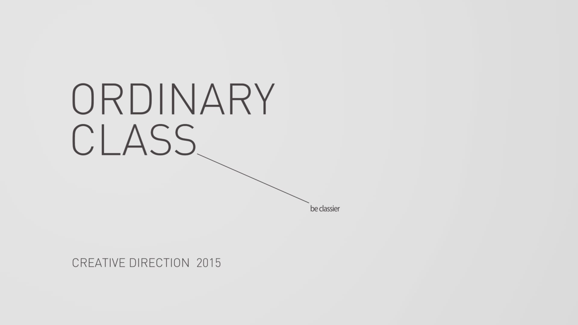 Ordinary Class