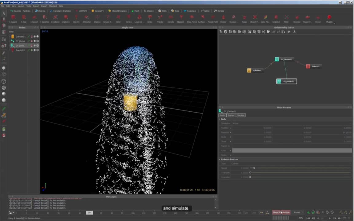 RealFlow 2015 tutorials : First steps with Dyverso. on Vimeo