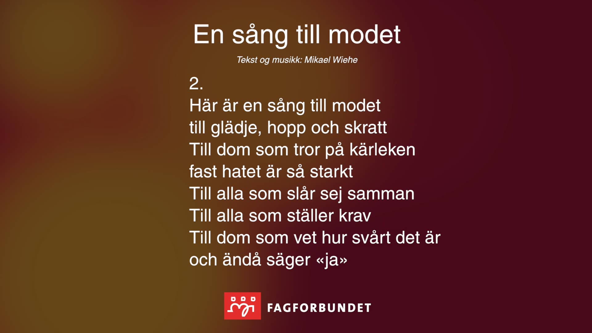 En sång til modet on Vimeo