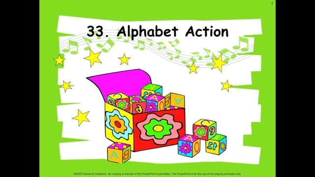 Alphabet Action | MusicplayOnline