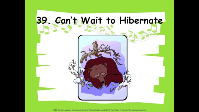 Can’t Wait to Hibernate | MusicplayOnline