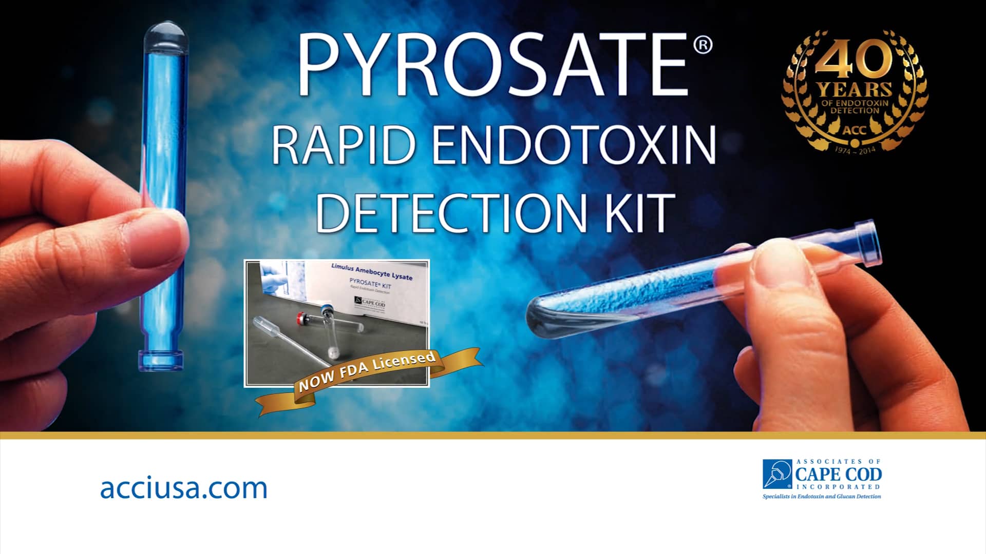 The Pyrosate® Kit by Associates of Cape Cod Delivers Rapid Endotoxin ...